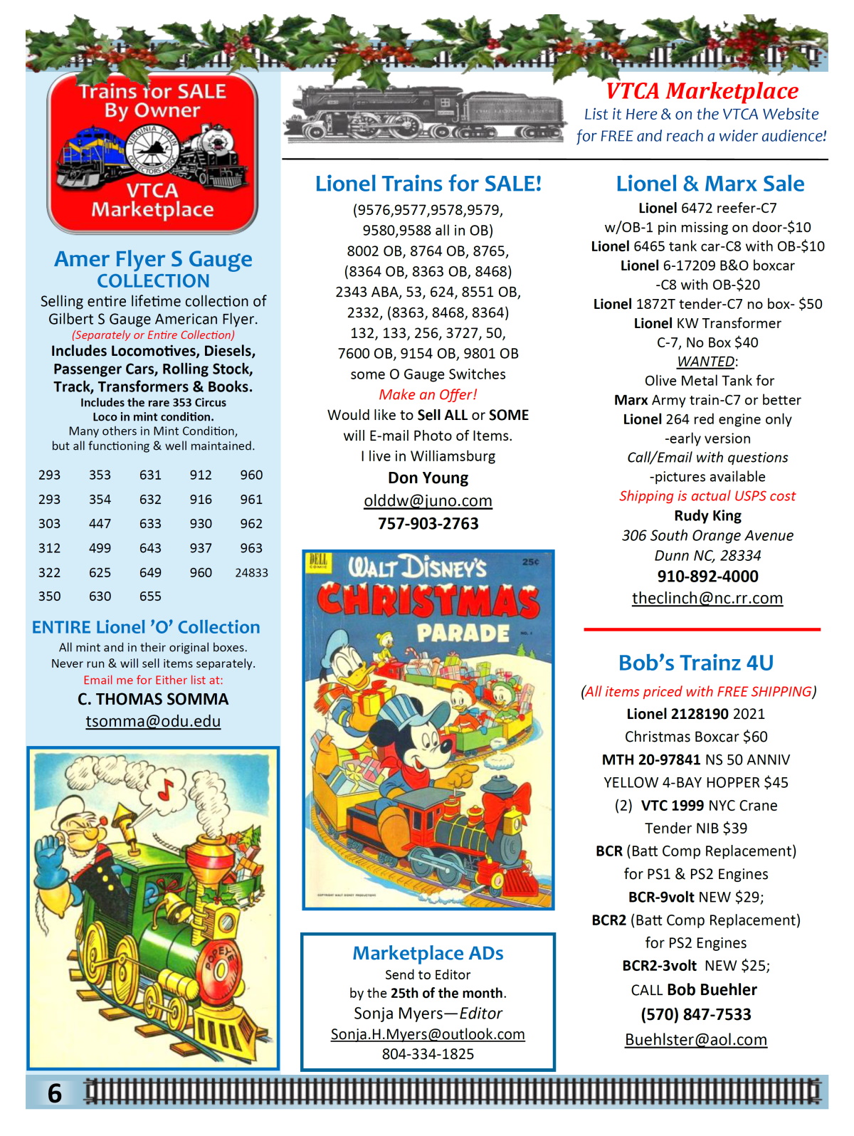 Nov2022-Marketplace | Virginia Train Collectors, Inc.